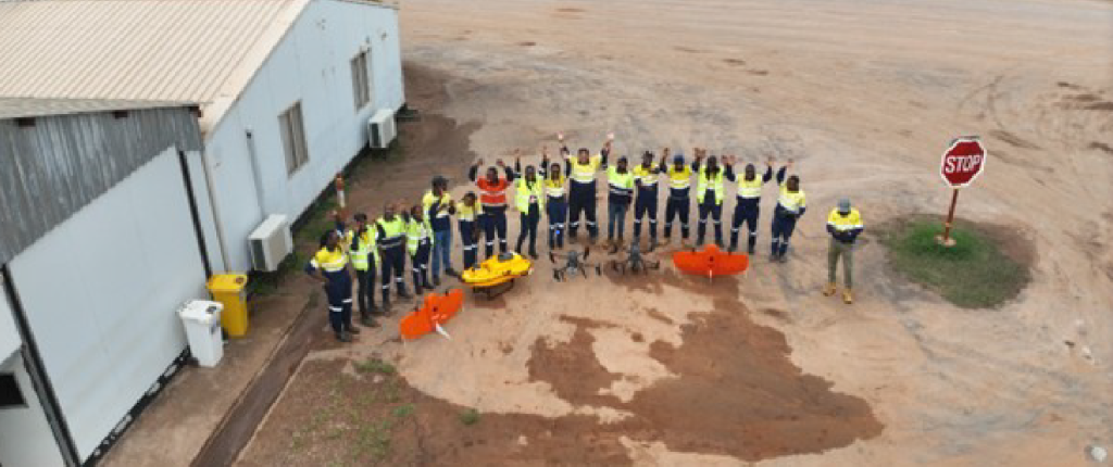 Skycatch Highwall Scanning at Barrick Lumwana Mine In Zambia - Dwyka Mining Services